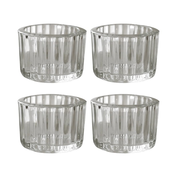 Glass Tea Candle Holders - Romantic Candlelight Dinner Props, Thickened ...