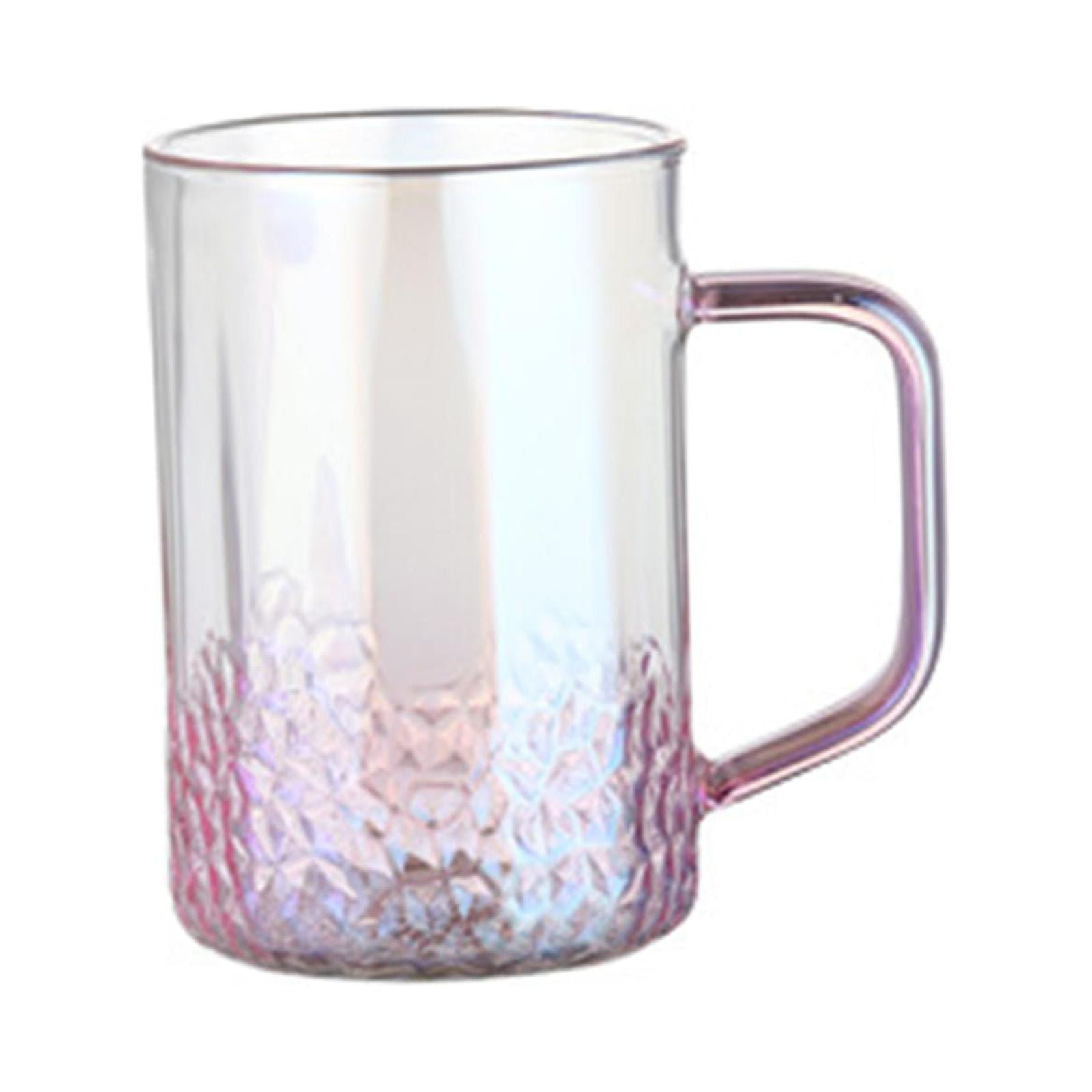 Glass Teapot Gradient Pink Wide Mouth Reusable Cold Water Bottle ...