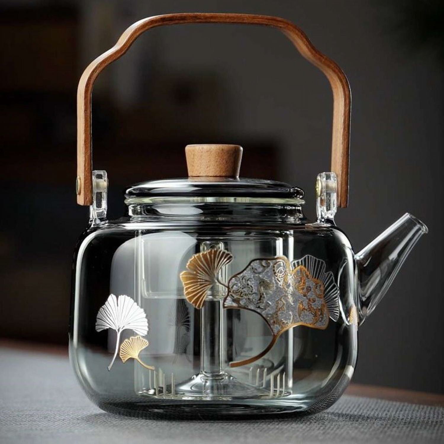 Glass Teapot Household Cooking Integrated Thickened Stove Tea Boiling ...