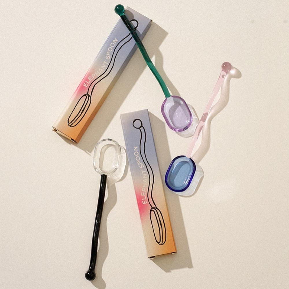 Glass Teaspoons,Heat Resistant Stirrers & Spoons for Espresso Coffee ...