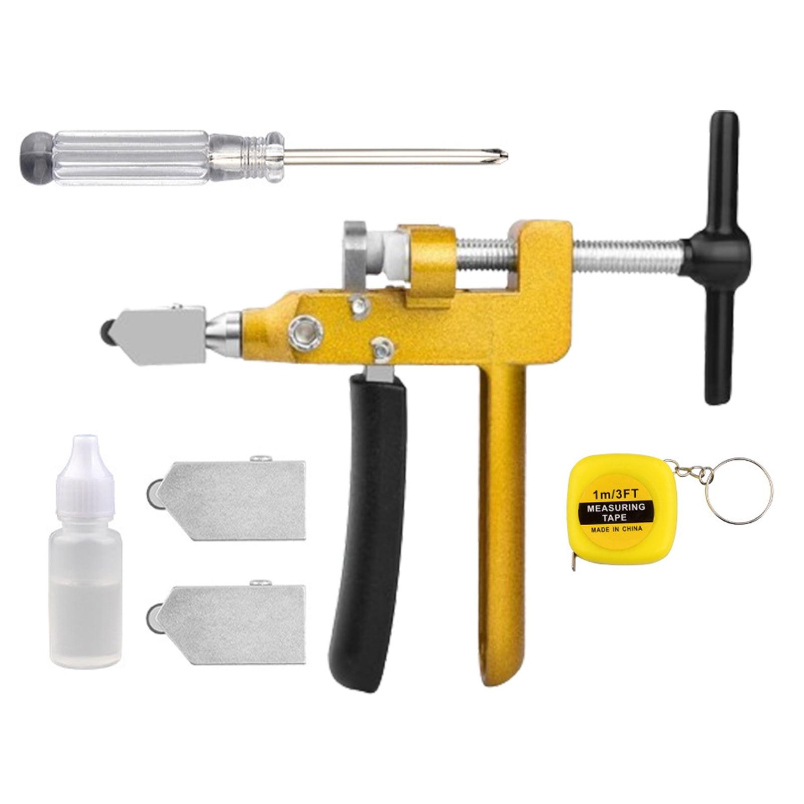 Glass Tile Cutter Tool, 2 In 1 Handheld Tile Cutter Pliers, Handheld ...