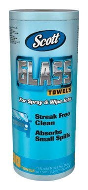 Scott Glass Towels Blue - Household Cleaning Cloth - 90 Count - Walmart.com