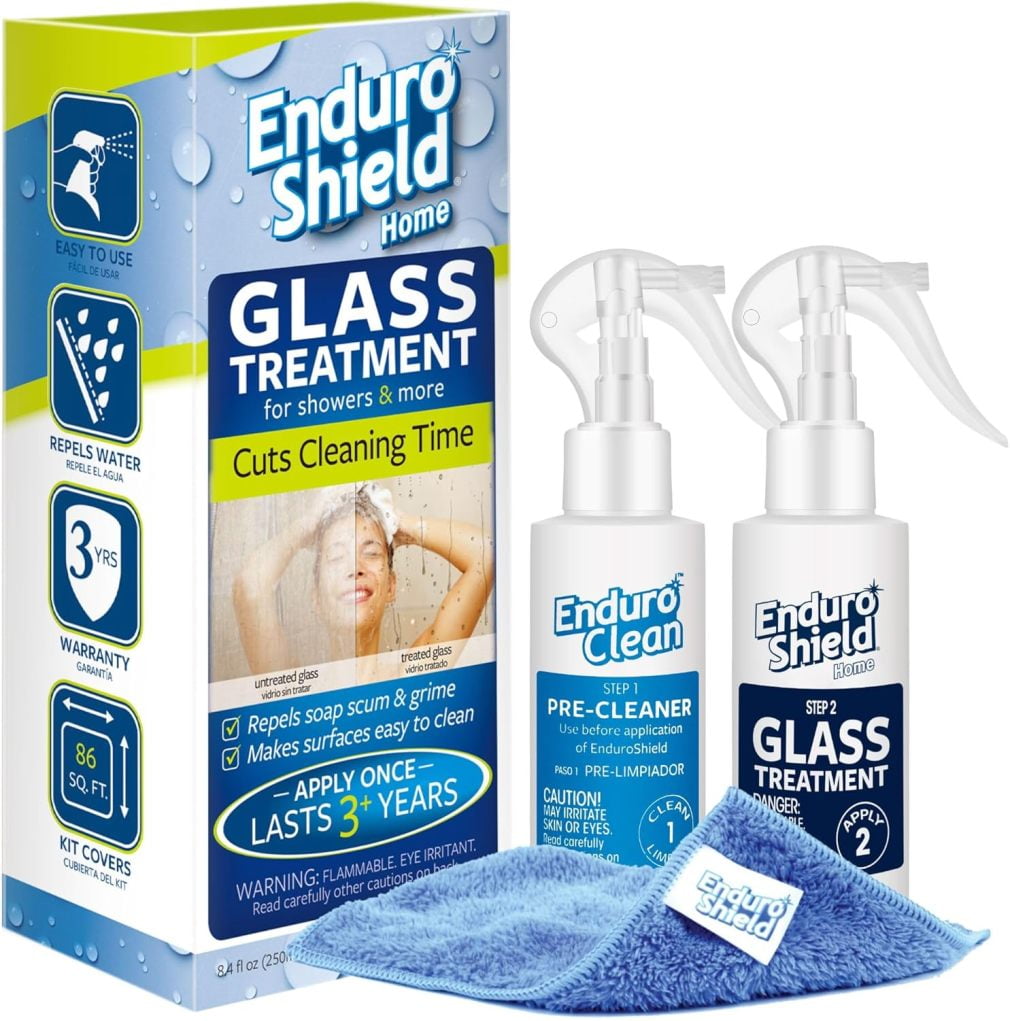 Glass Treatment Kit - Advanced Protection for Glass Surfaces - Repels ...
