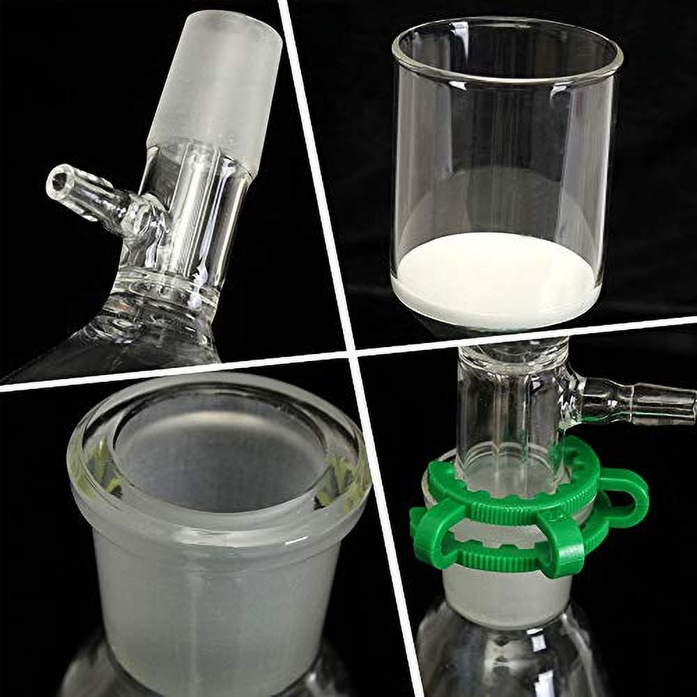 Glass Vacuum Suction Filter with 1000mL Filter Bottle and 250ml Funnel ...