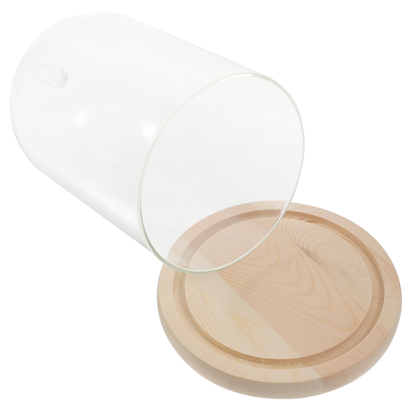 TABLZONE Transparent Glass Dome Cover Display Box 1Pack - Walmart.com