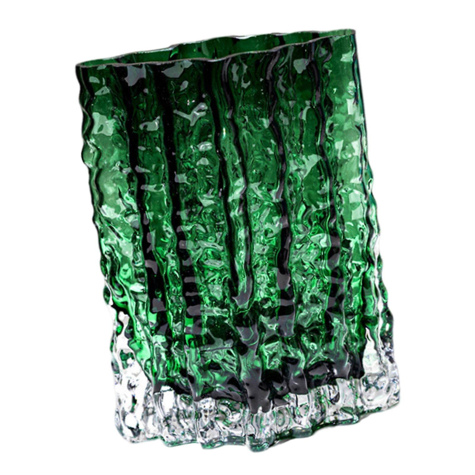 Glass Vase Glass Flower Vase Modern Floral Arrangement Table ...