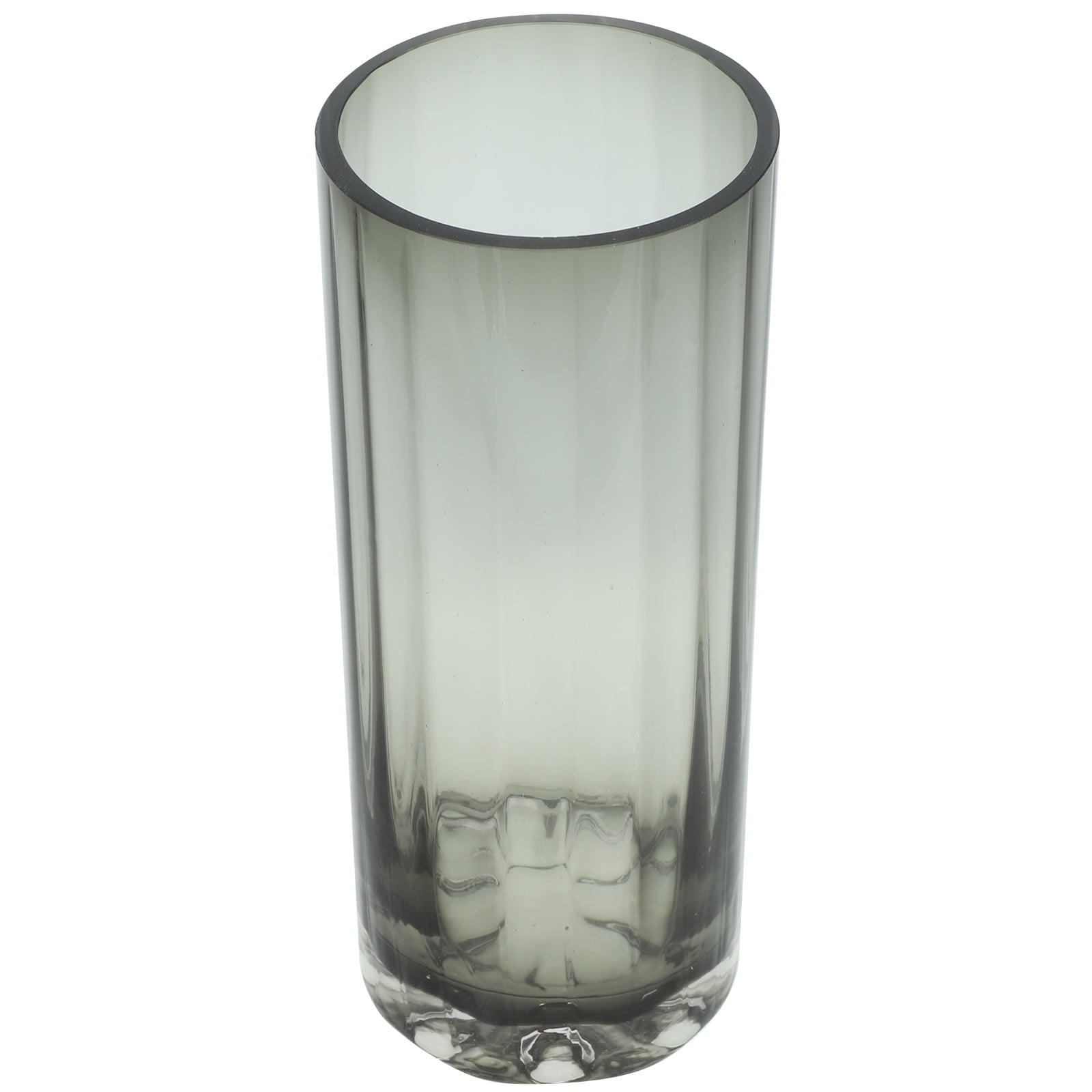 HEALEEP Transparent Glass Vase for Home Decor Simple Design Useful ...