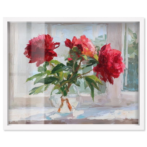 Glass Vase III Shadowbox Print Kitchen Wall Art by Art Remedy, White ...