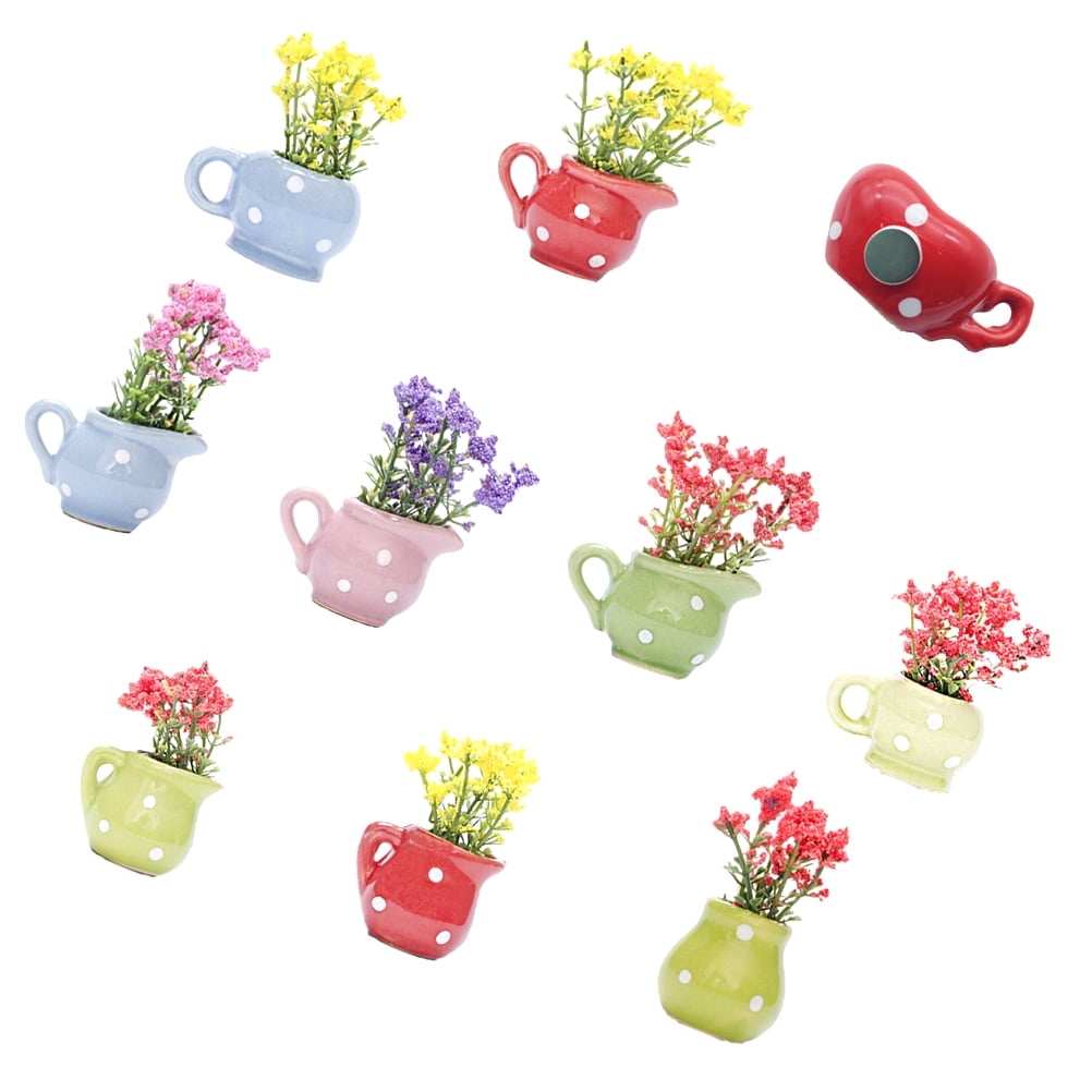 Glass Vase Magnet Plant Magnets for Refrigerator Fridge Kitchen Plants ...