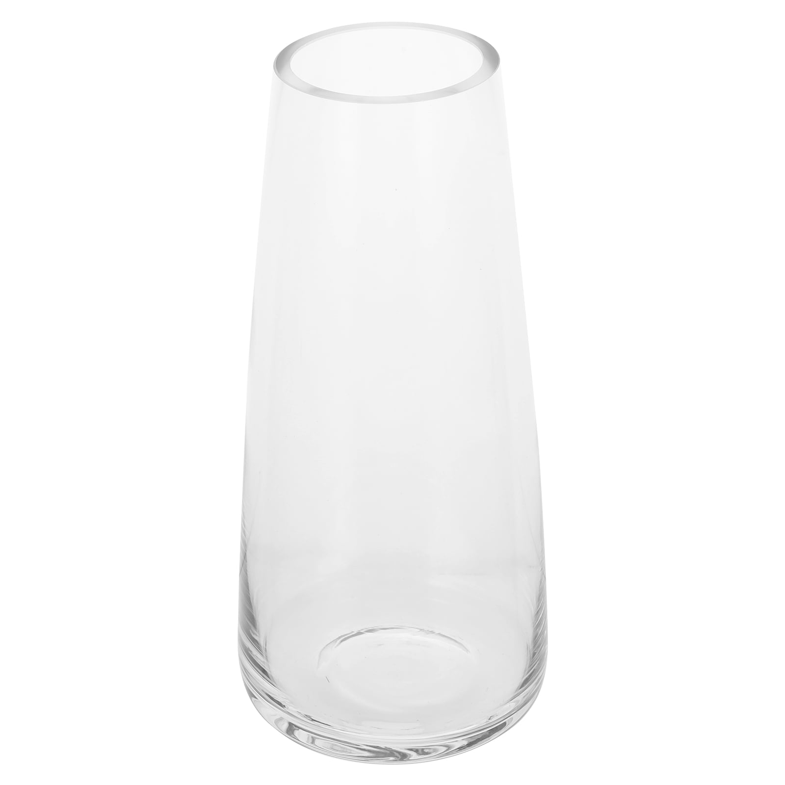 SOPOTUTU Clear Flower Glass Vase Desktop Hydroponic Planter Modern ...