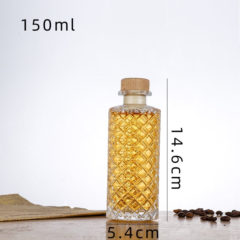 Glass Vodka Bottle High Quality Wine Whisky Vodka Hip Flasks Portable ...