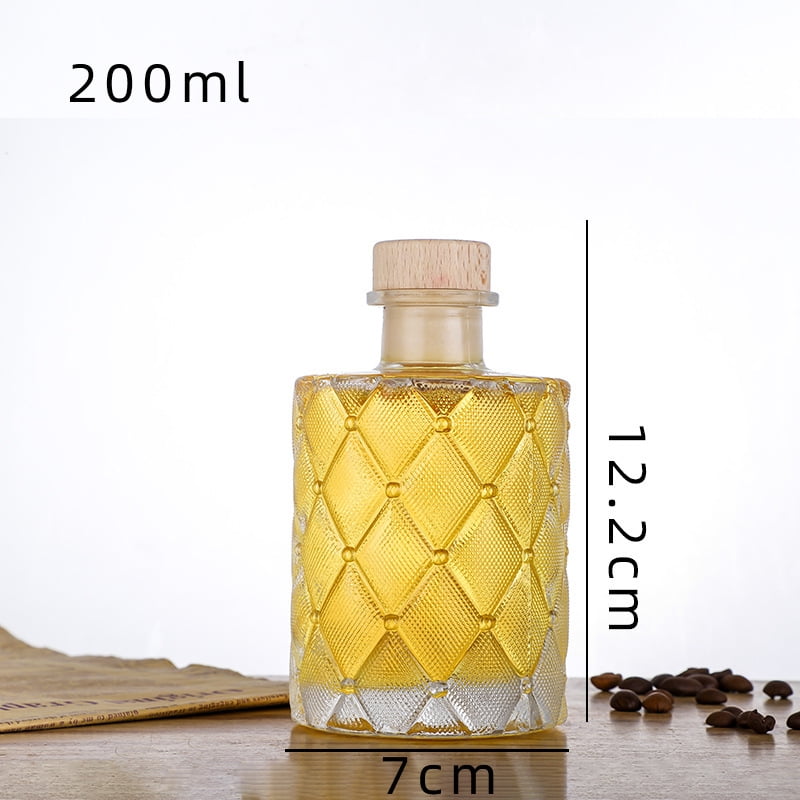 Glass Vodka Bottle High Quality Wine Whisky Vodka Hip Flasks Portable ...
