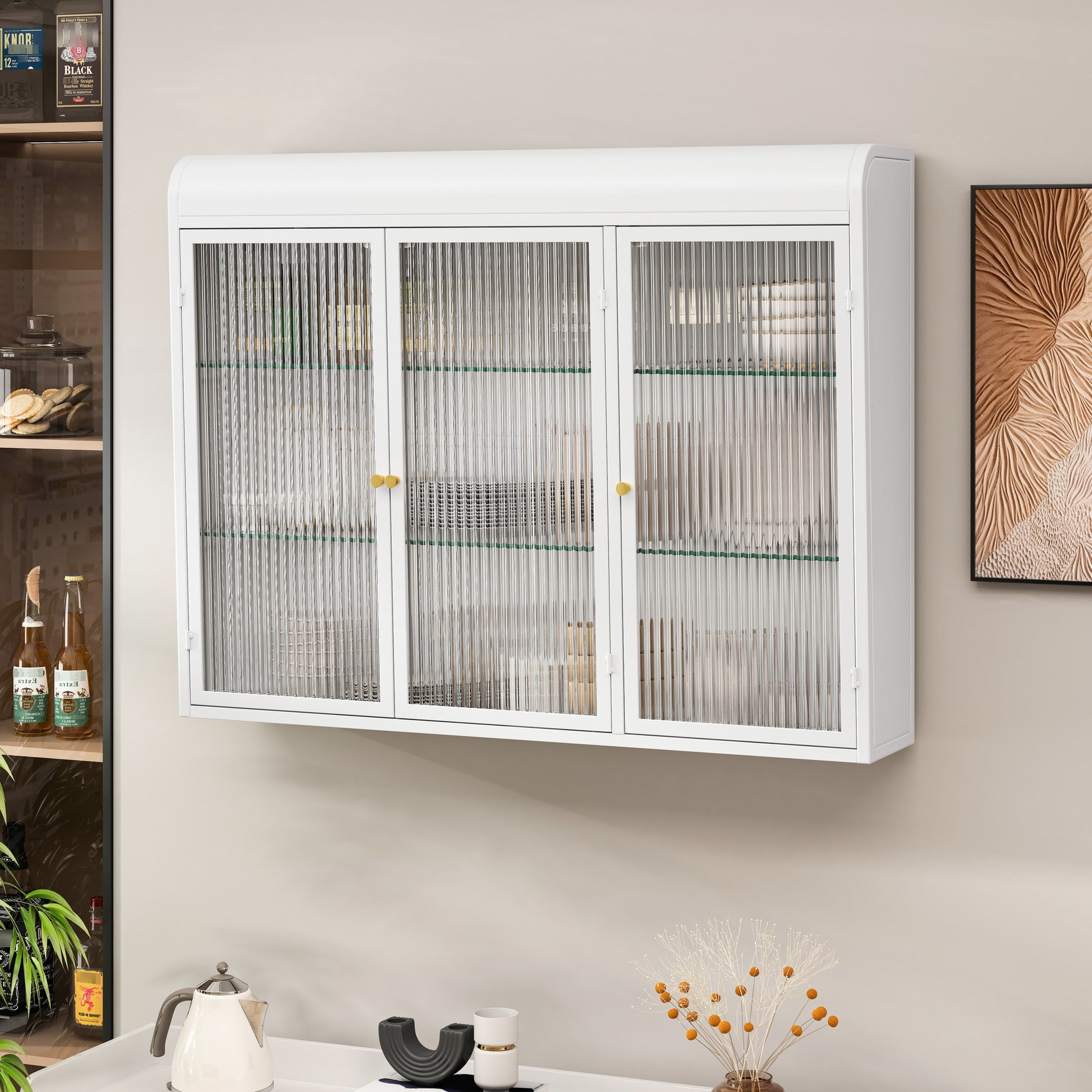 Glass Wall Mounted Cabinets | Storage Solution for Different Spaces ...