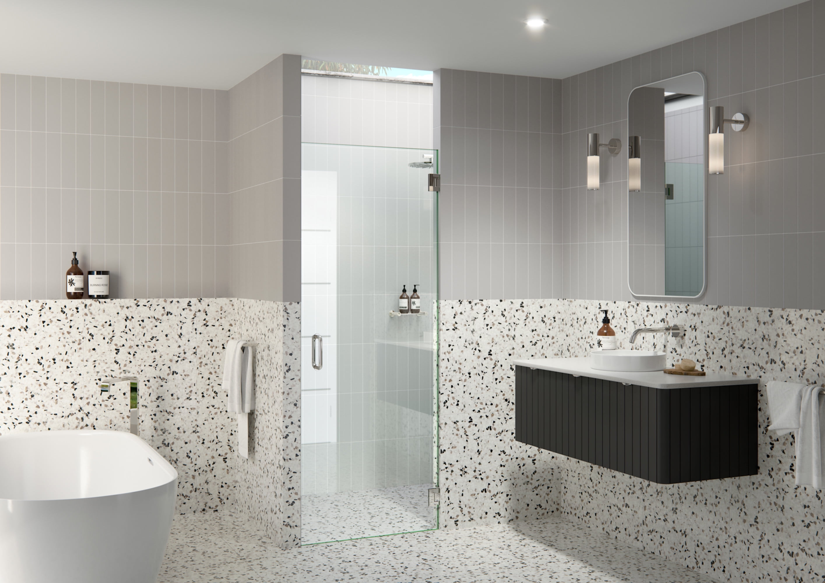 Glass Warehouse GW-DO-25.5-PN Albedo 78" High X 25-1/2" Wide Hinged ...