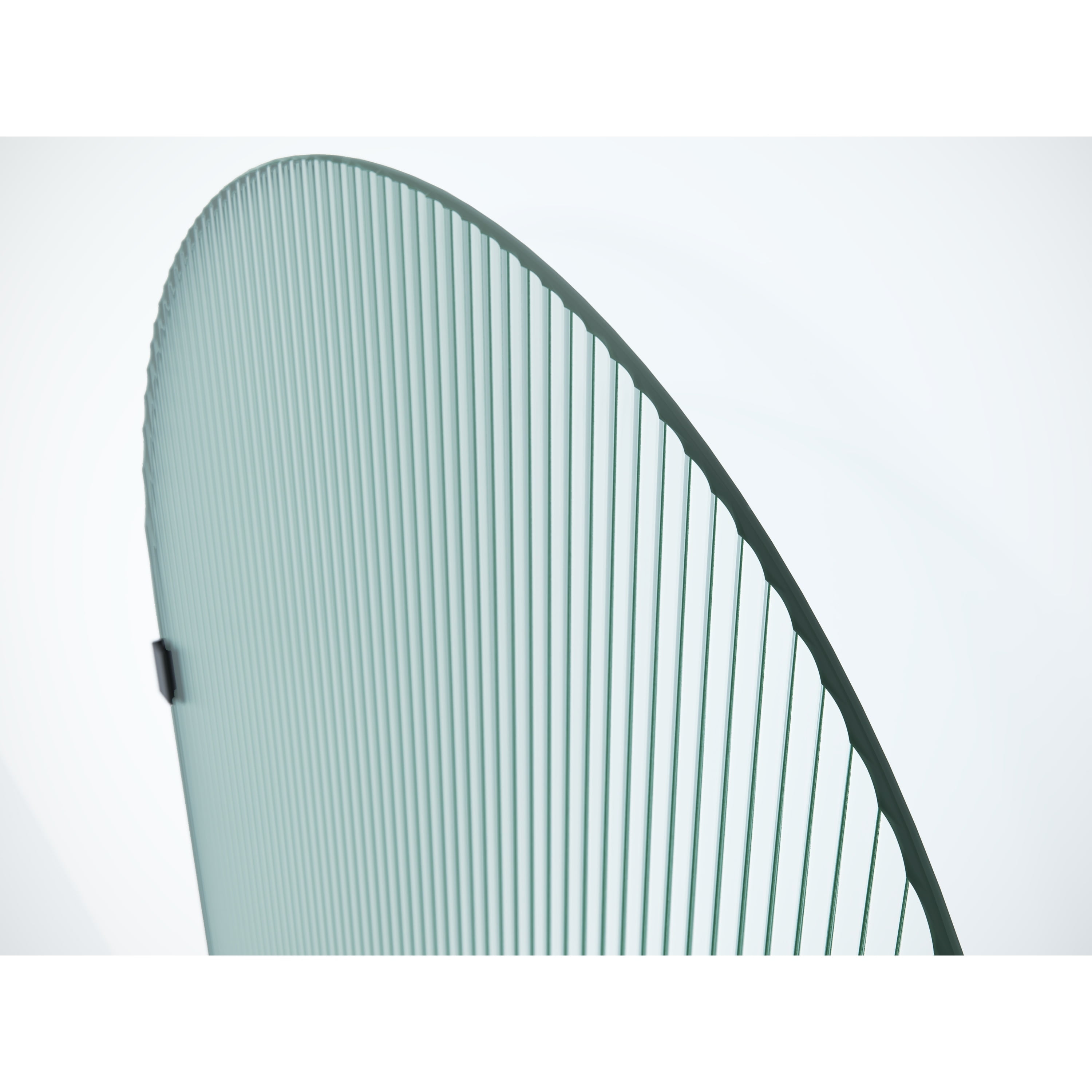 Glass Warehouse Venus 34 in. x 66.75 in. Single Fixed Frameless Arched ...
