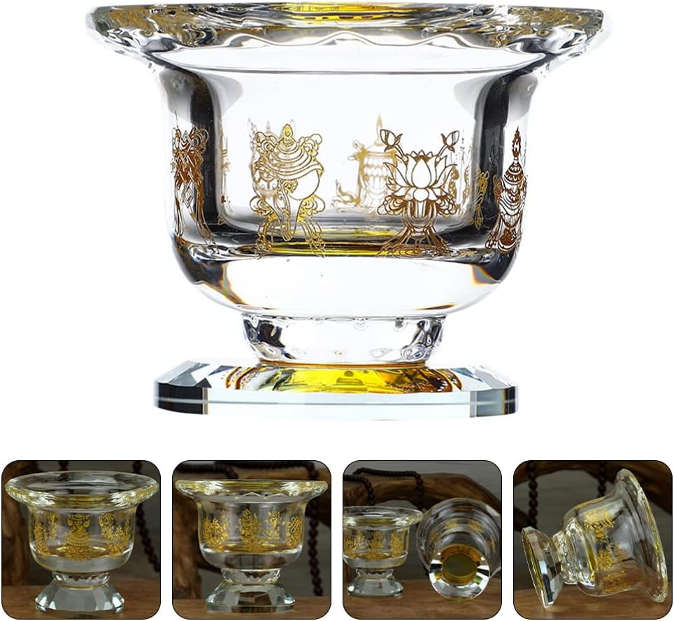 Glass Water Bowl Holy Water Bowl Buddhist Water Bowl Glass Buddhist ...