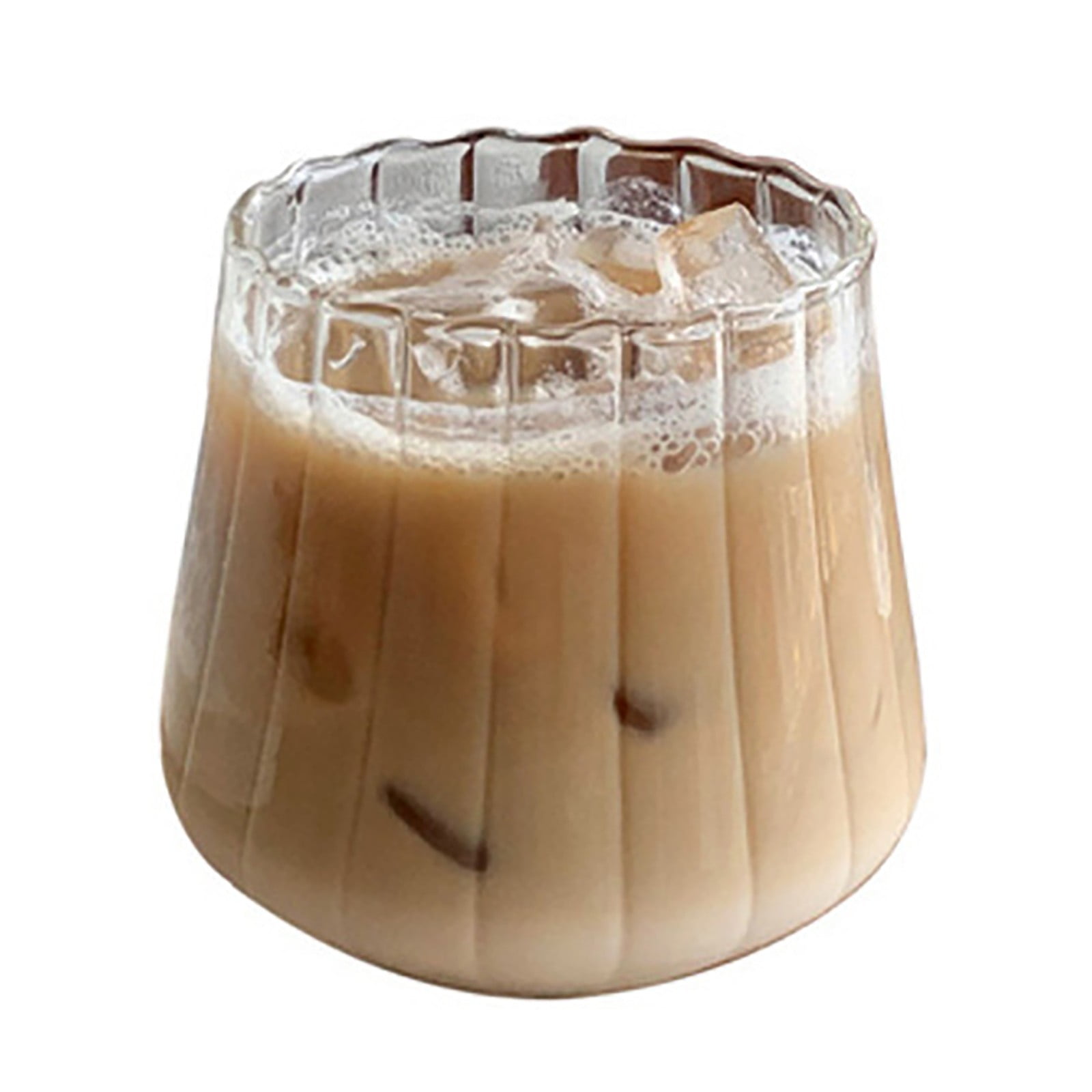 Glass Water Cup, Ongmies Cafe American Latte Coffee Cup Simple Glass ...