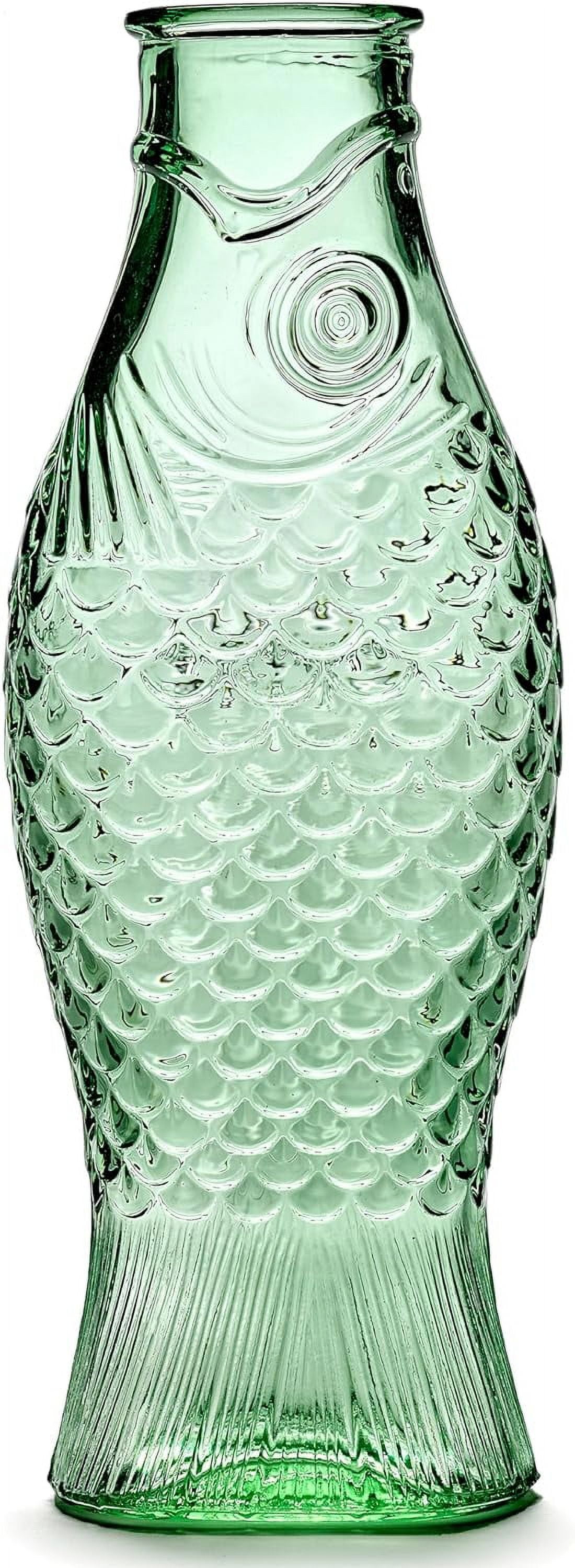 Glass Water Pitcher | Fish & Fish glassware by Paola Navone | Wine ...