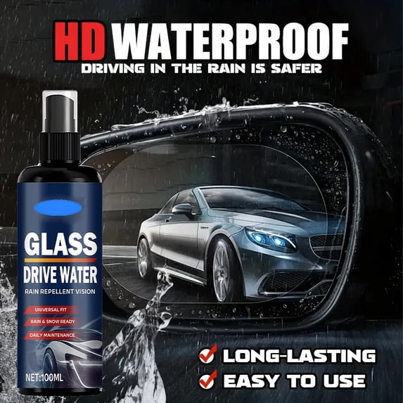 Glass Water Spray, Waterproof, Hydrophobic Car Glass Coating for ...