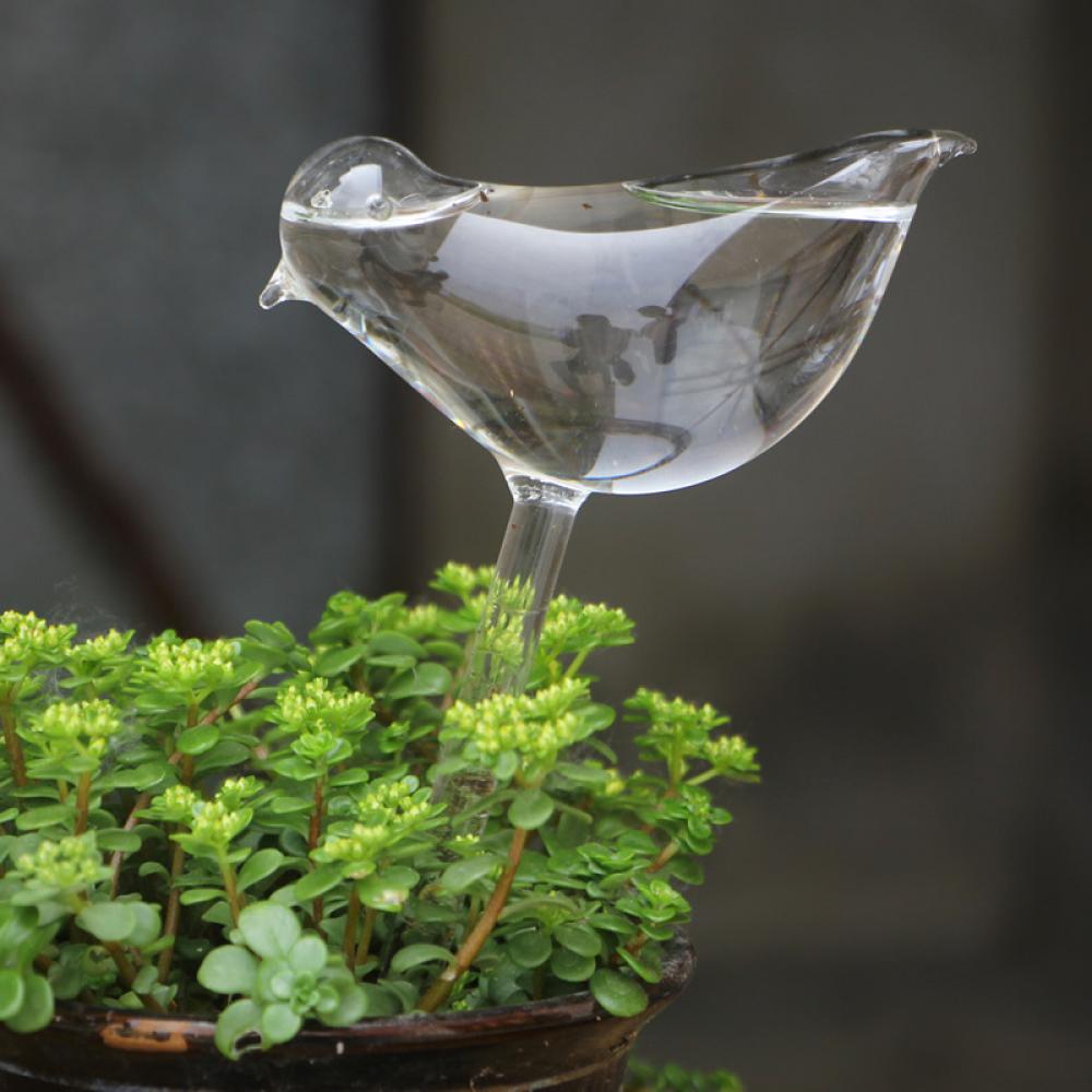 Glass Watering Globe Automatic Flower Watering Device Hand Blown Cute ...