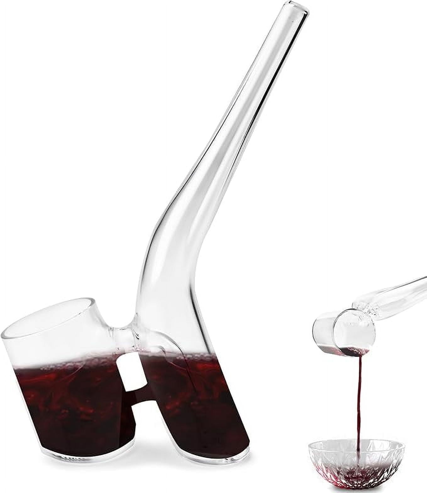Glass Wine Dipper, Long Handle Pouring Ladle for Beer Champagne Oil Soy ...
