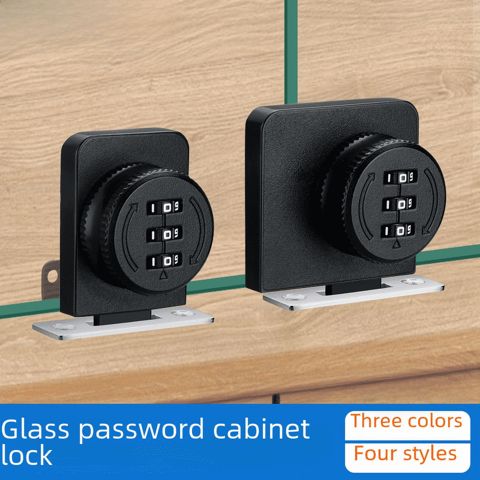 Glass cabinet door lock password lock display cabinet file cabinet lock ...