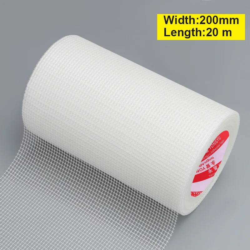 Glass fiber mesh cloth grid self-adhesive wall crack prevention mesh ...