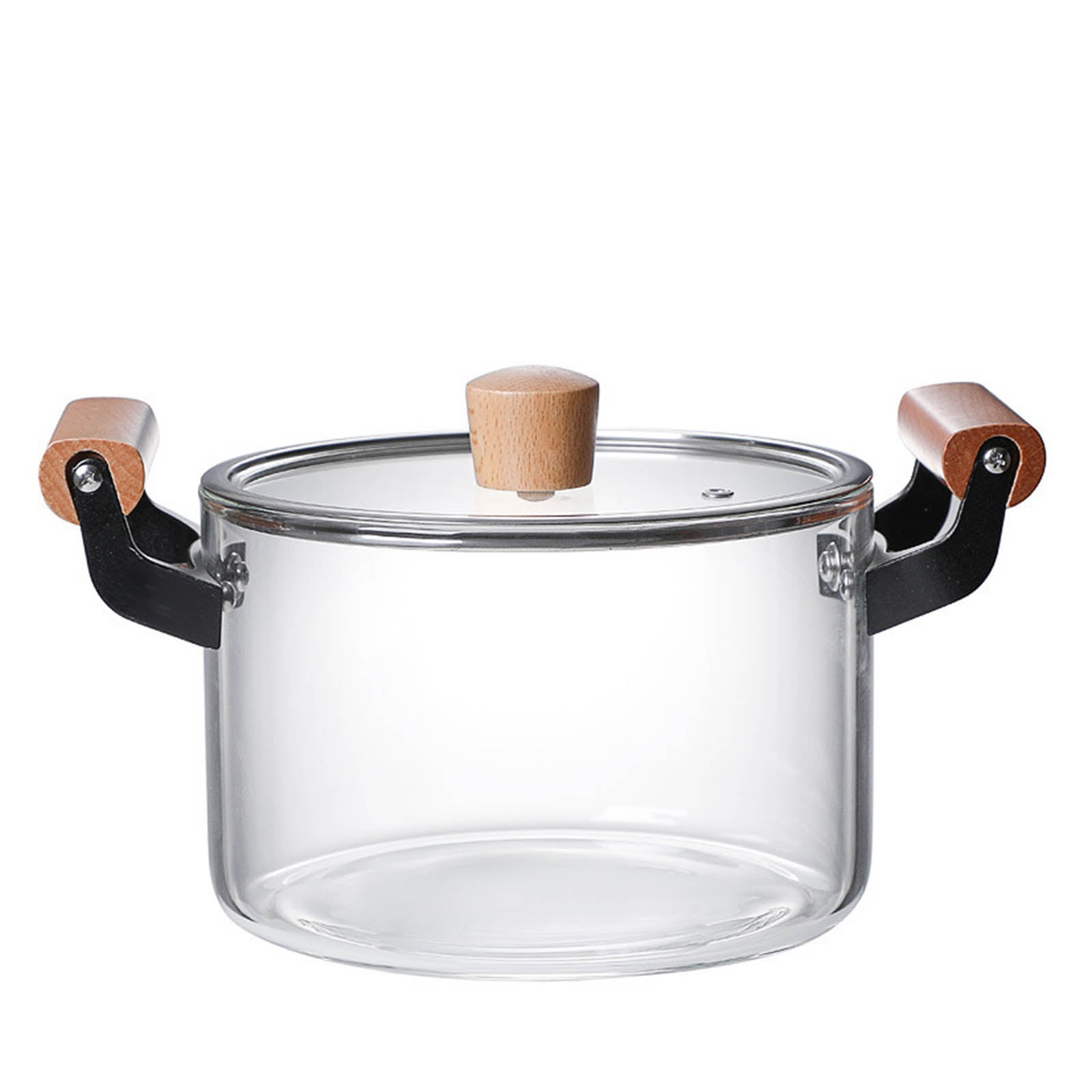 Glass stockpot, glass cooking pot for boiling milk, heatable glass pot ...