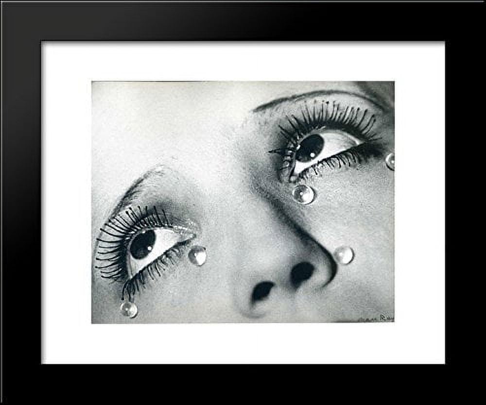 Glass tears 20x24 Framed Art Print by Ray, Man - Walmart.com