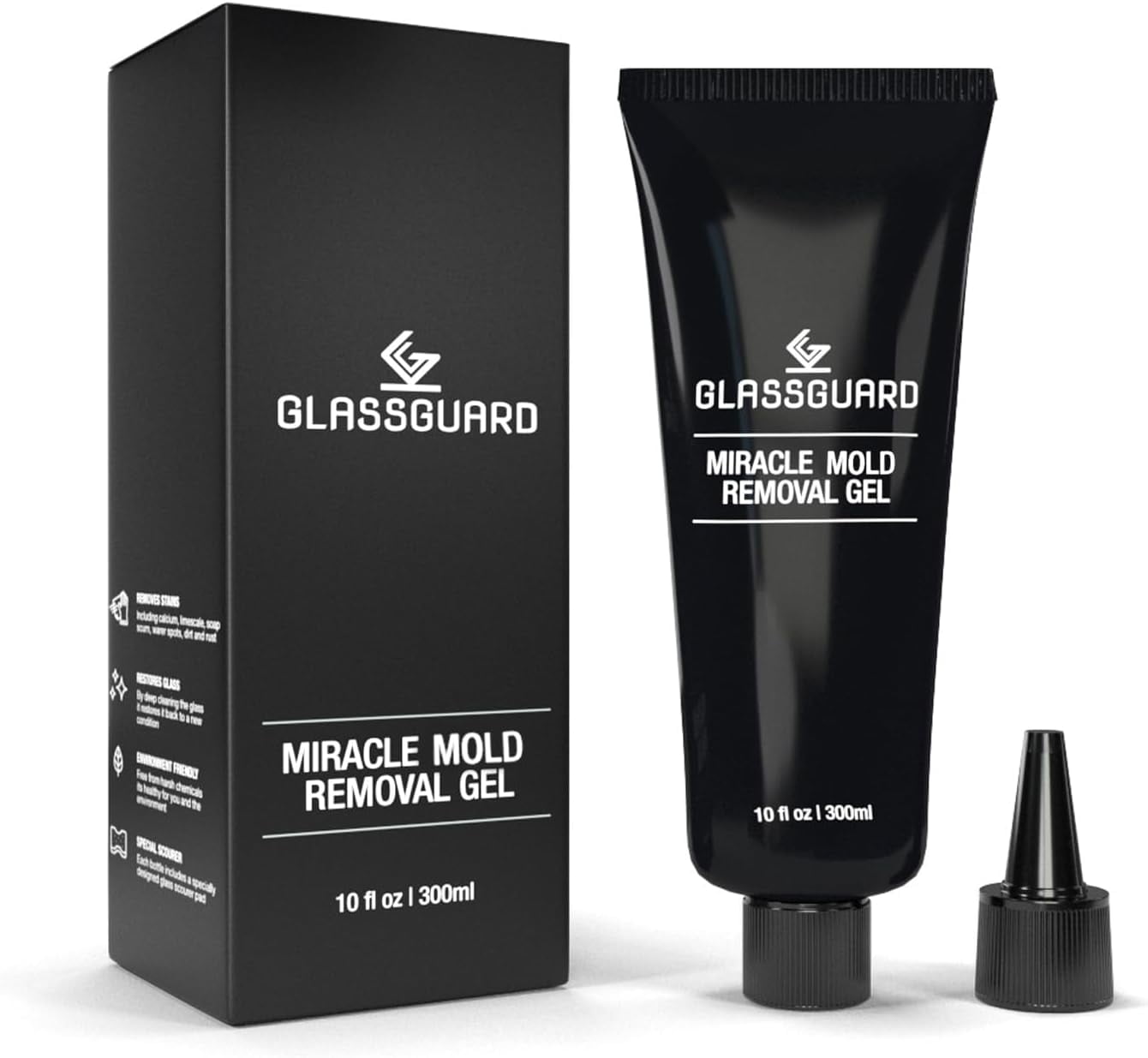 GlassGuard Miracle Mold Cleaner Gel for Kitchen | 300ml Mold Cleaner ...