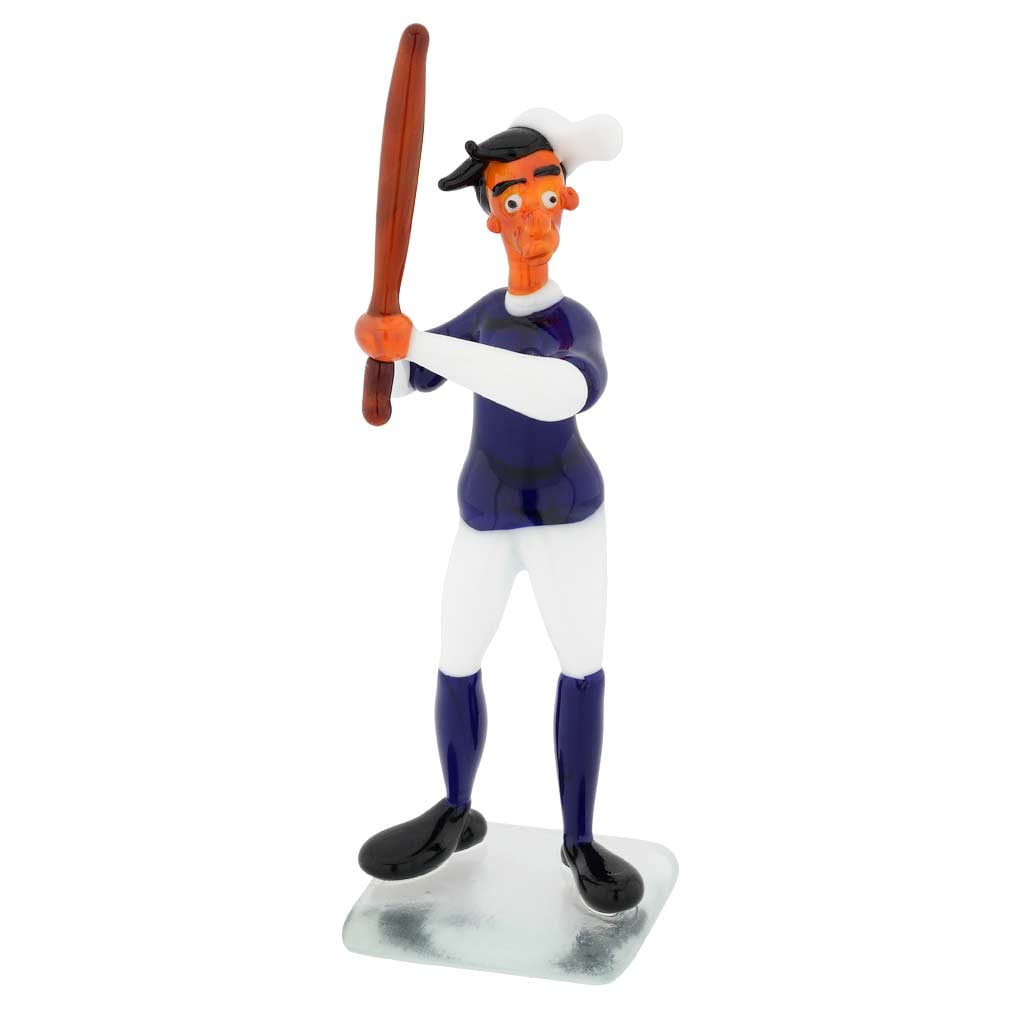 GlassOfVenice Murano Glass Baseball Player - Walmart.com