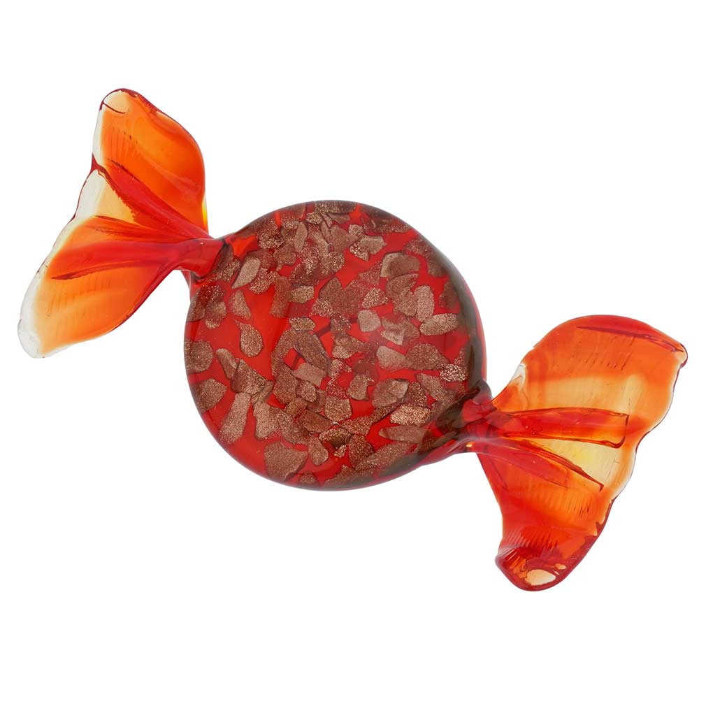 GlassOfVenice Murano Glass Candy - Avventurina Red - Walmart.com