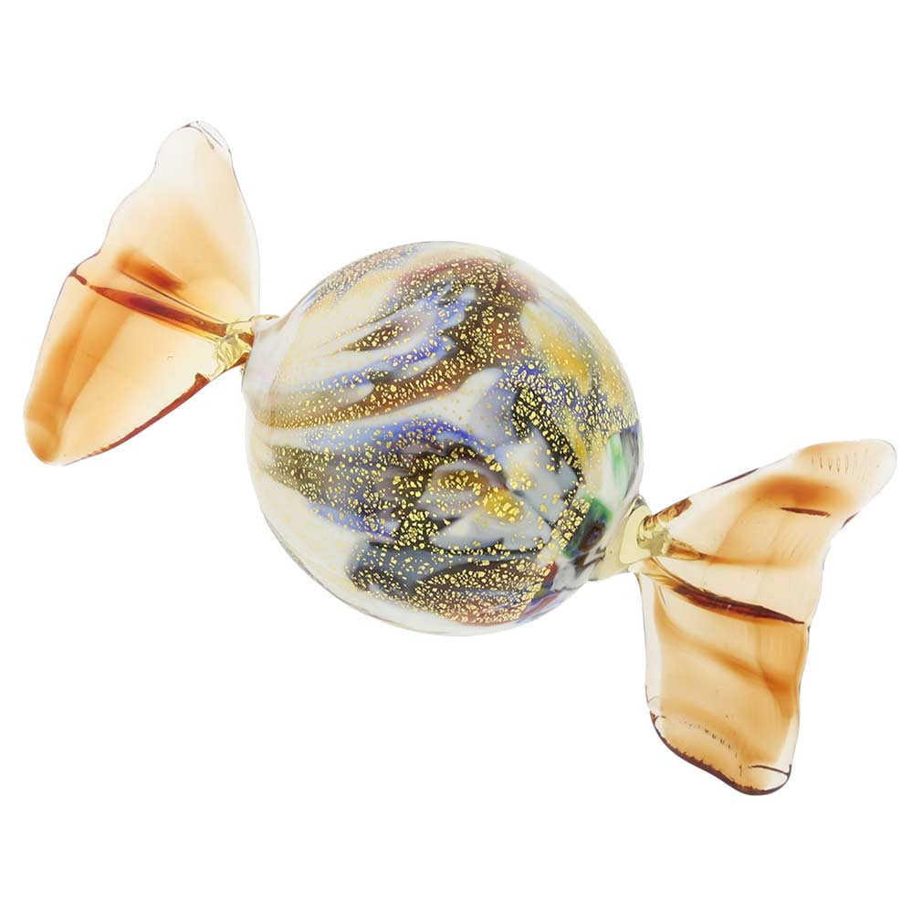 GlassOfVenice Murano Glass Candy - Sparkling Red - Walmart.com