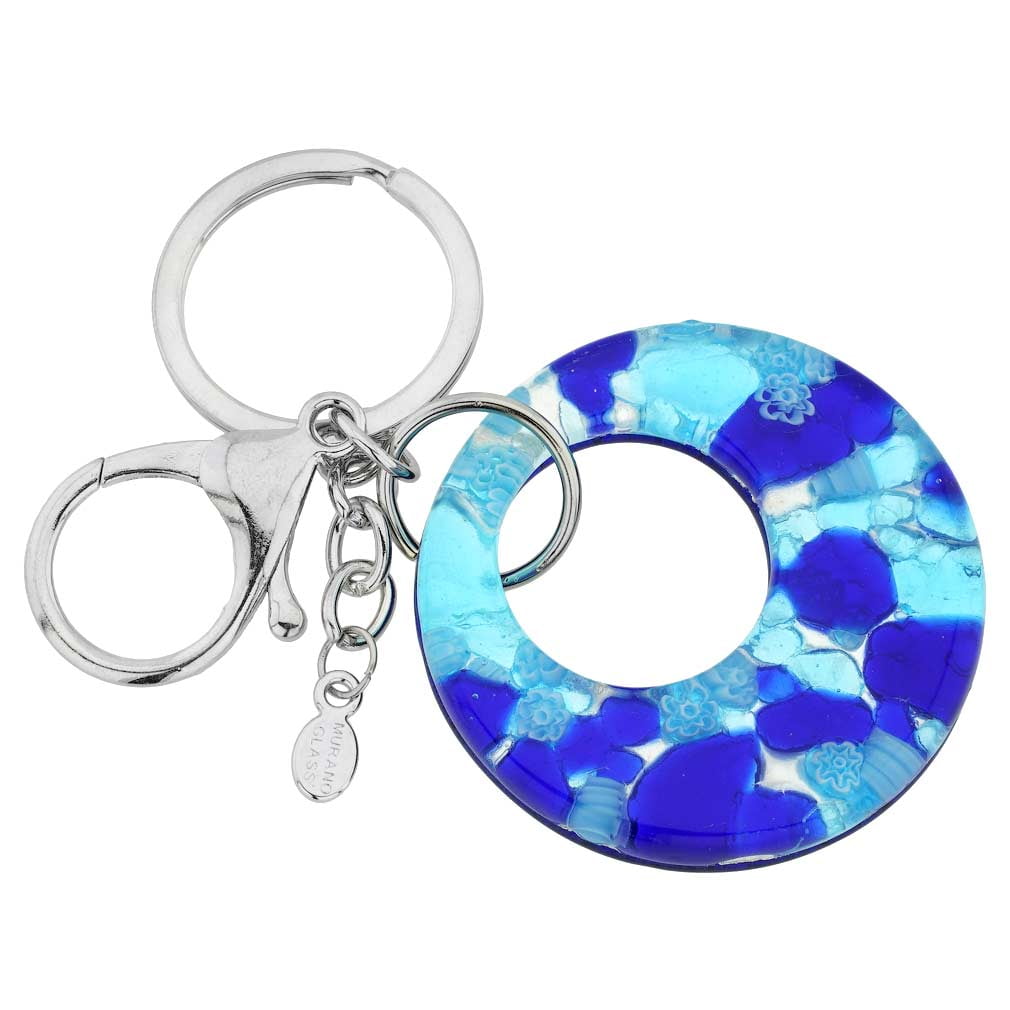 GlassOfVenice Murano Glass Colors Round Keychain - Walmart.com