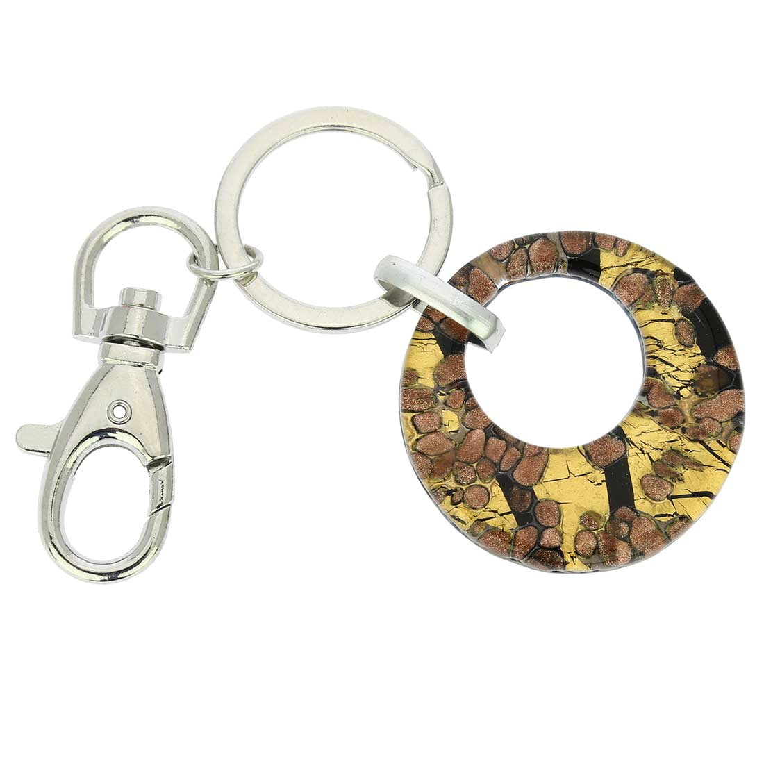 GlassOfVenice Murano Glass Colors Round Keychain - Walmart.com