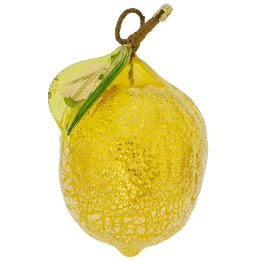 GlassOfVenice Murano Glass Lemon Figurine - Walmart.com