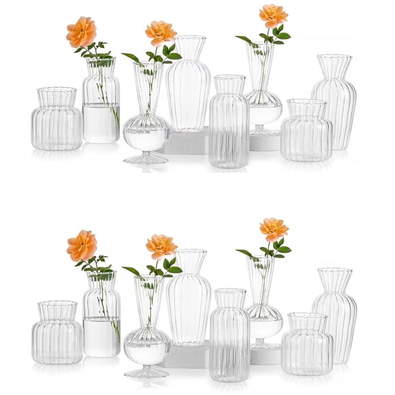 Mainstays 12-Piece Clear Crossplains Drinkware Set with Six 161 oz and ...