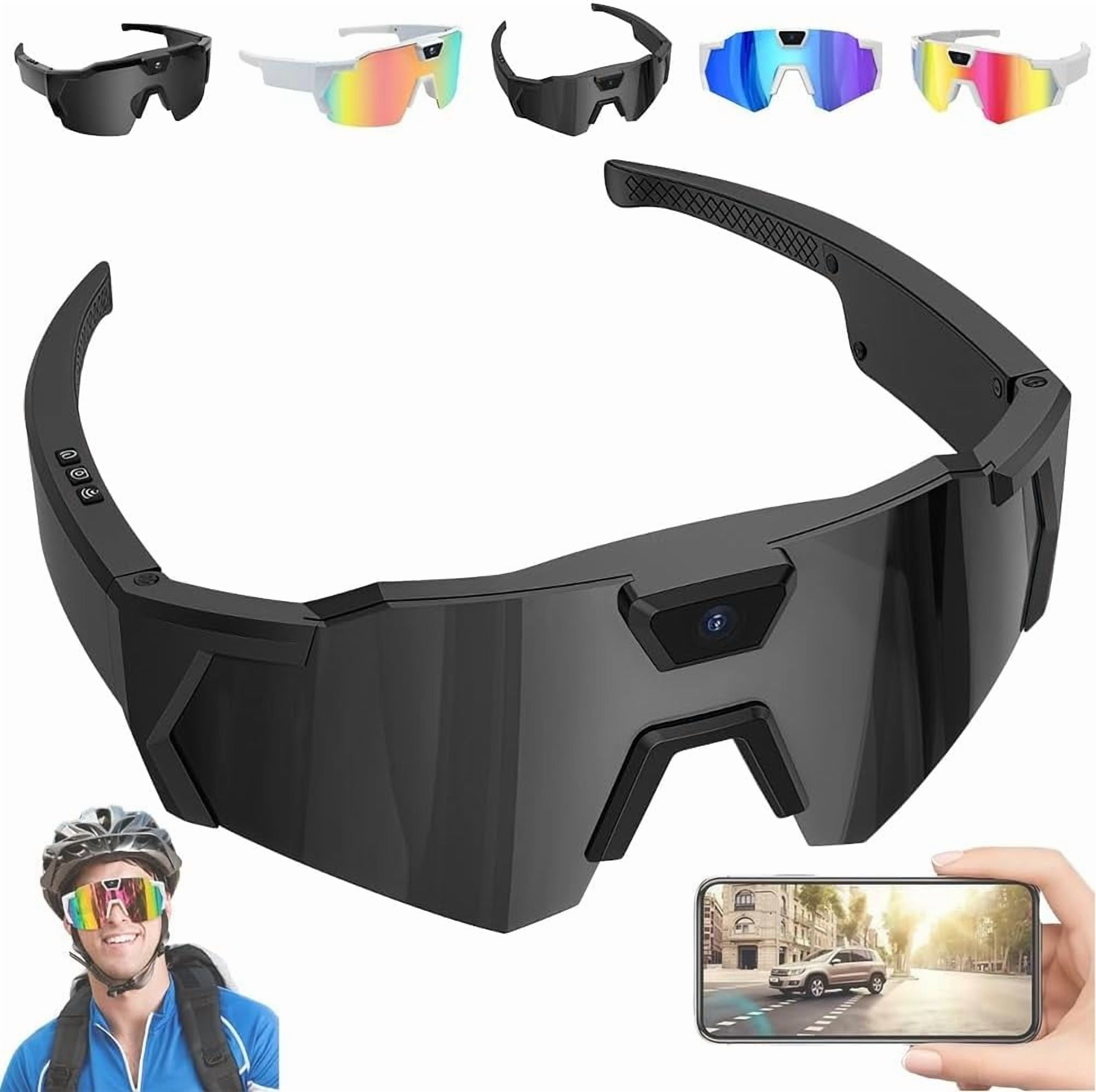 Glasses 4K Baseball Sunglasses with Camera, 2026 Upgrade Smart Camera ...