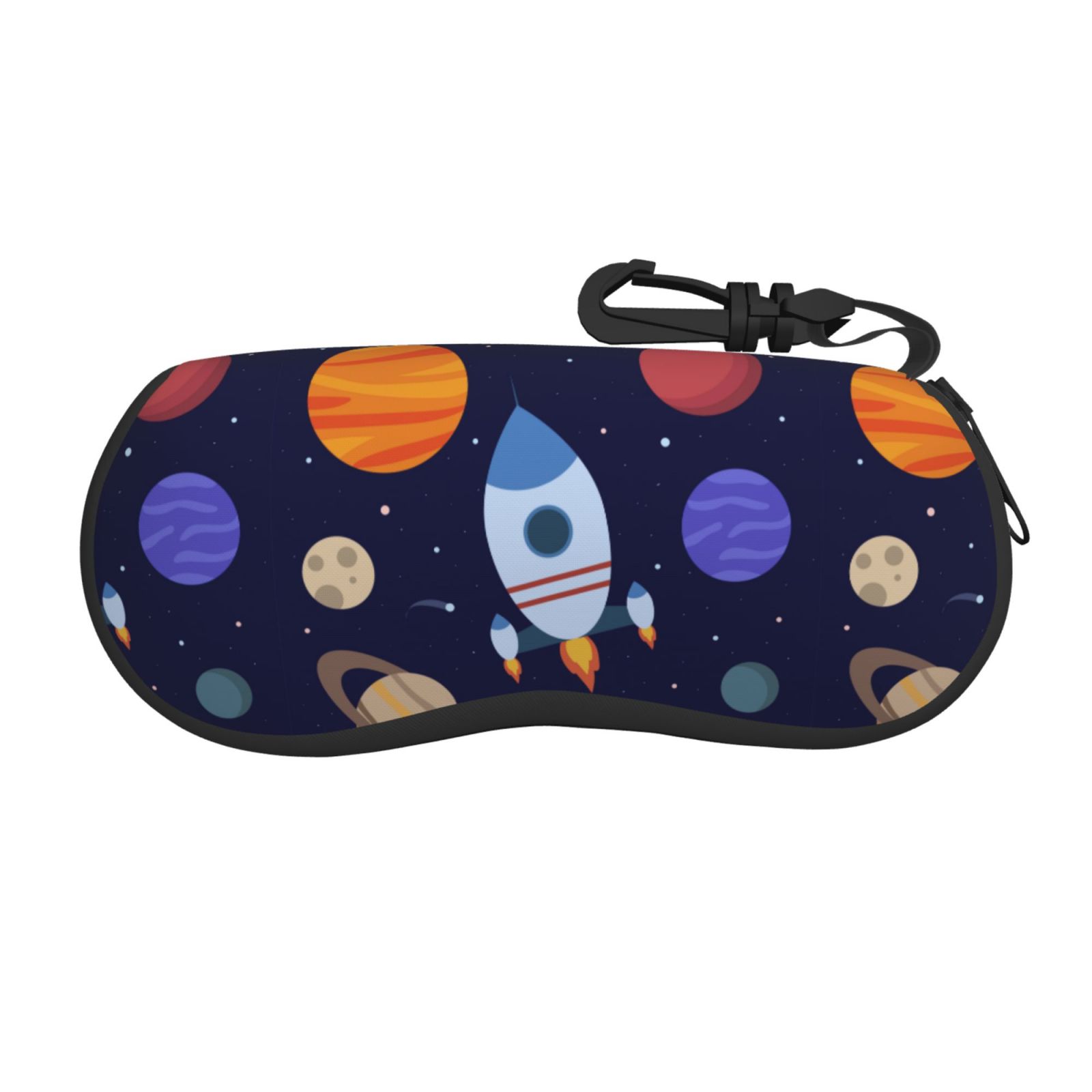 Glasses Bag Protective Case Space Planets Rockets Women Men Sunglasses ...