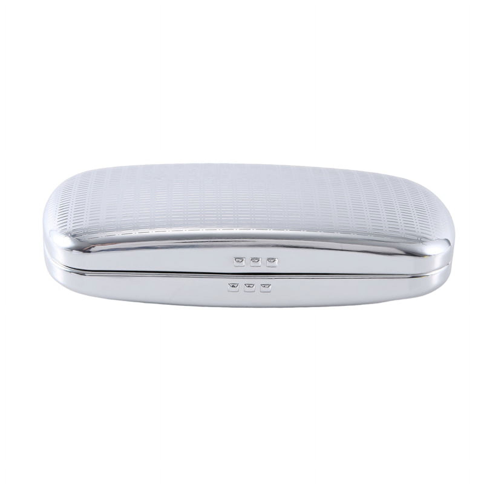 Glasses Case, Aluminum Hard Shell Eyeglasses Case Striped Spectacles ...