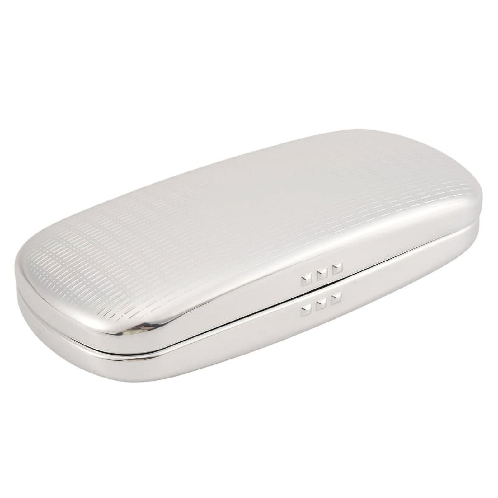 Glasses Case, Aluminum Hard Shell Eyeglasses Case Striped Spectacles ...