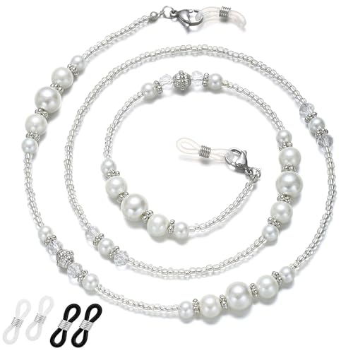 Glasses Chain For Women Eyeglass Chain Eye Glasses Holders Around Neck Beaded Eyeglass Chains