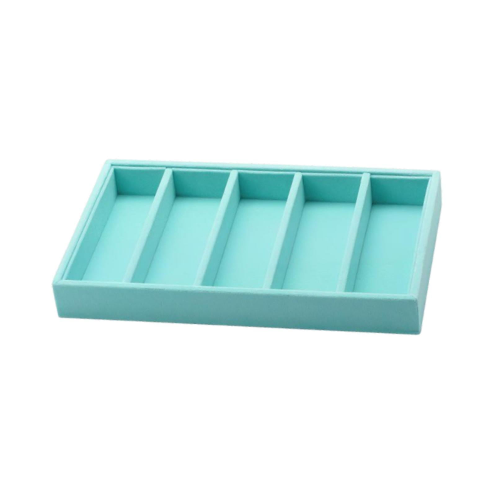 Glasses Display Case Tray Eyewear Storage Box Sunglass Organizer Blue ...