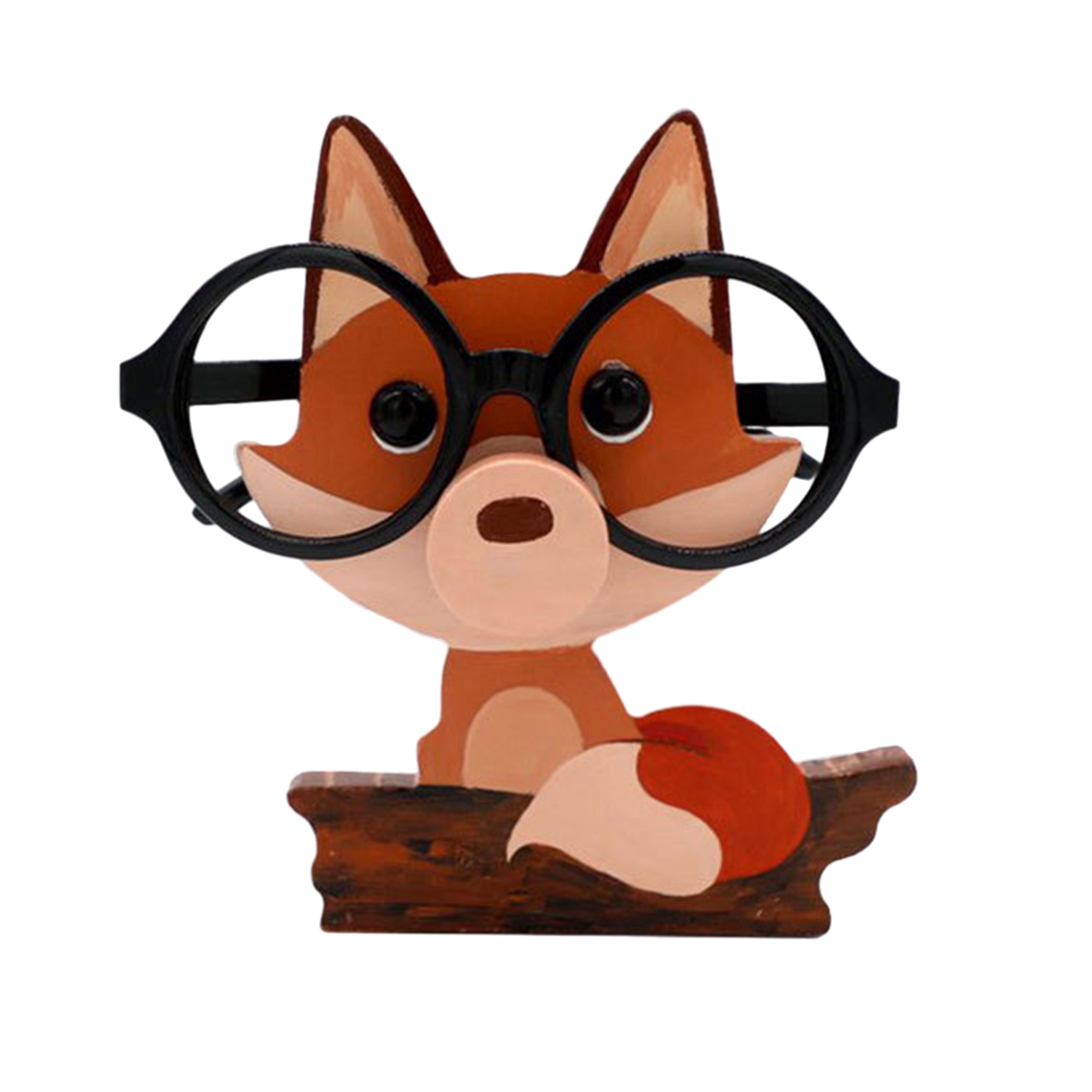 Glasses Display Stand Heavy Duty Wooden Cute Animal Shape Non-slip ...
