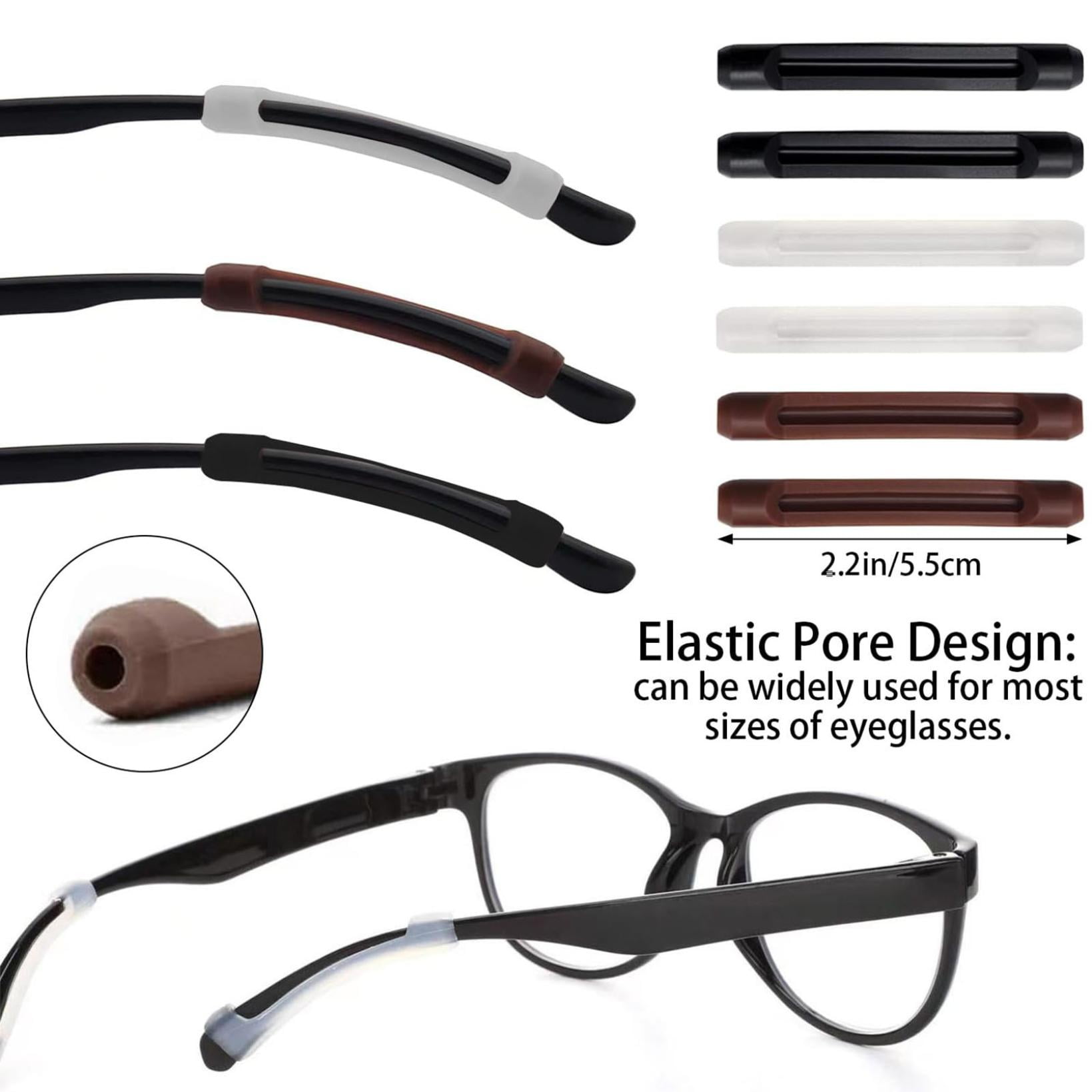 Glasses Ear Grip 12 Pairs Glasses Straps Keep Glasses from Sliding ...