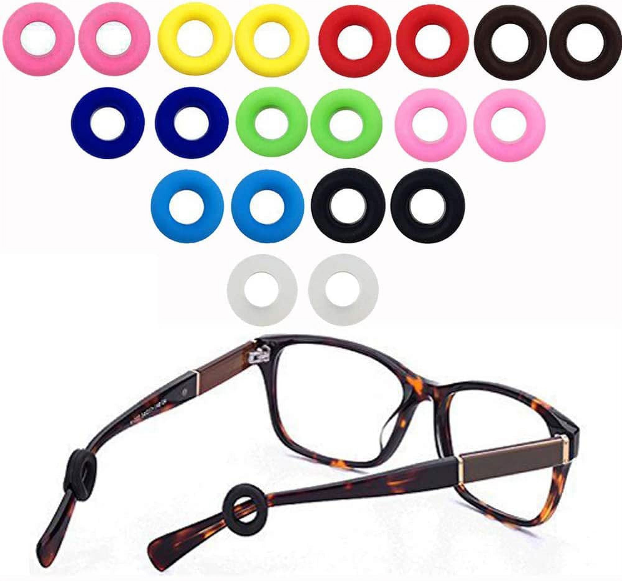 Glasses Ear Grip - Eyeglasses Temple Tip Sleeve Retainer,Anti-Slip ...