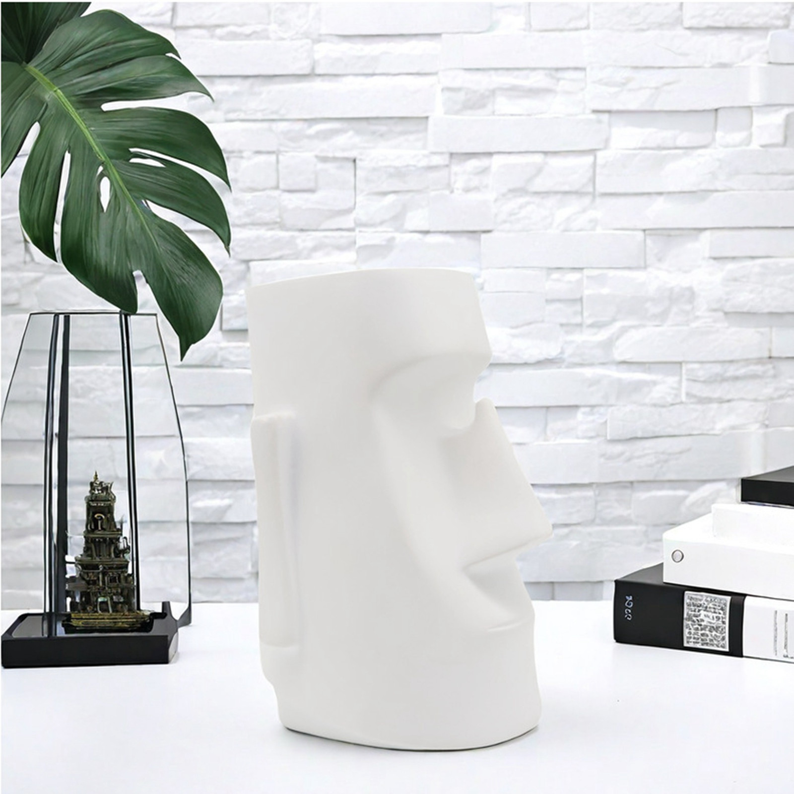 Glasses Frame Resin Pen Holder Student Desktop Functional Storage Pen ...
