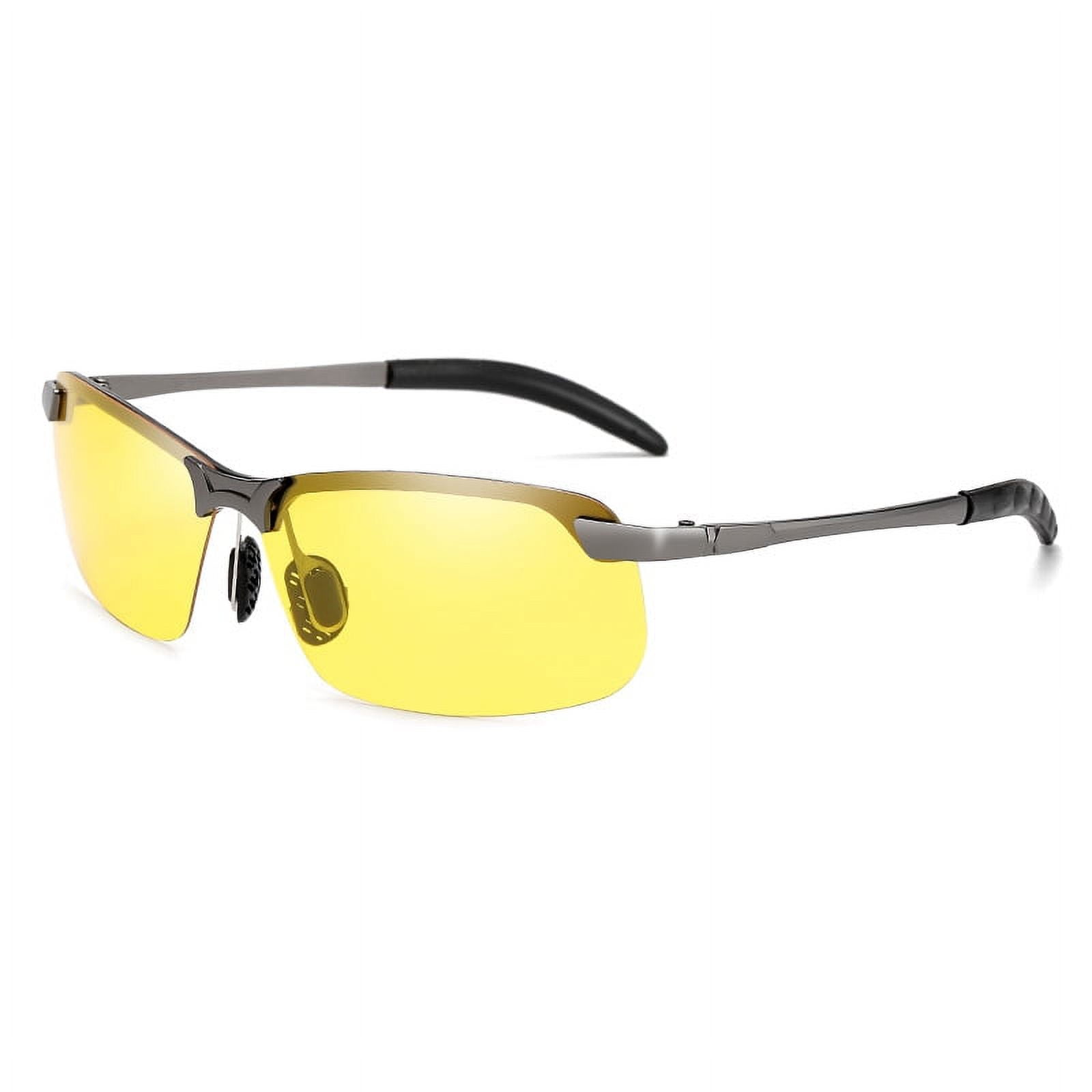 Glasses Men's Polarized Sunglasses Color-Changing Sunglasses Day and ...