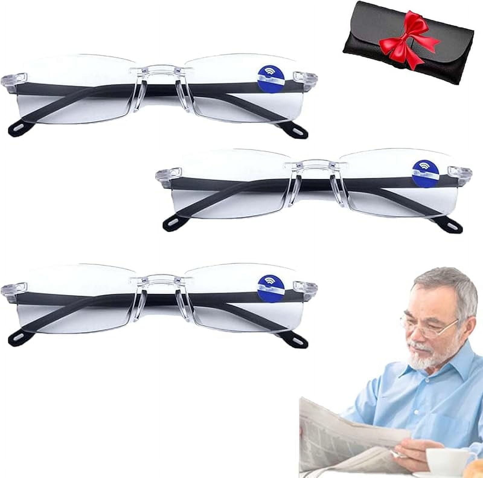 Glasses Near And Far Sight,Intelligent Zoom Glasses,Color-Changing Anti ...