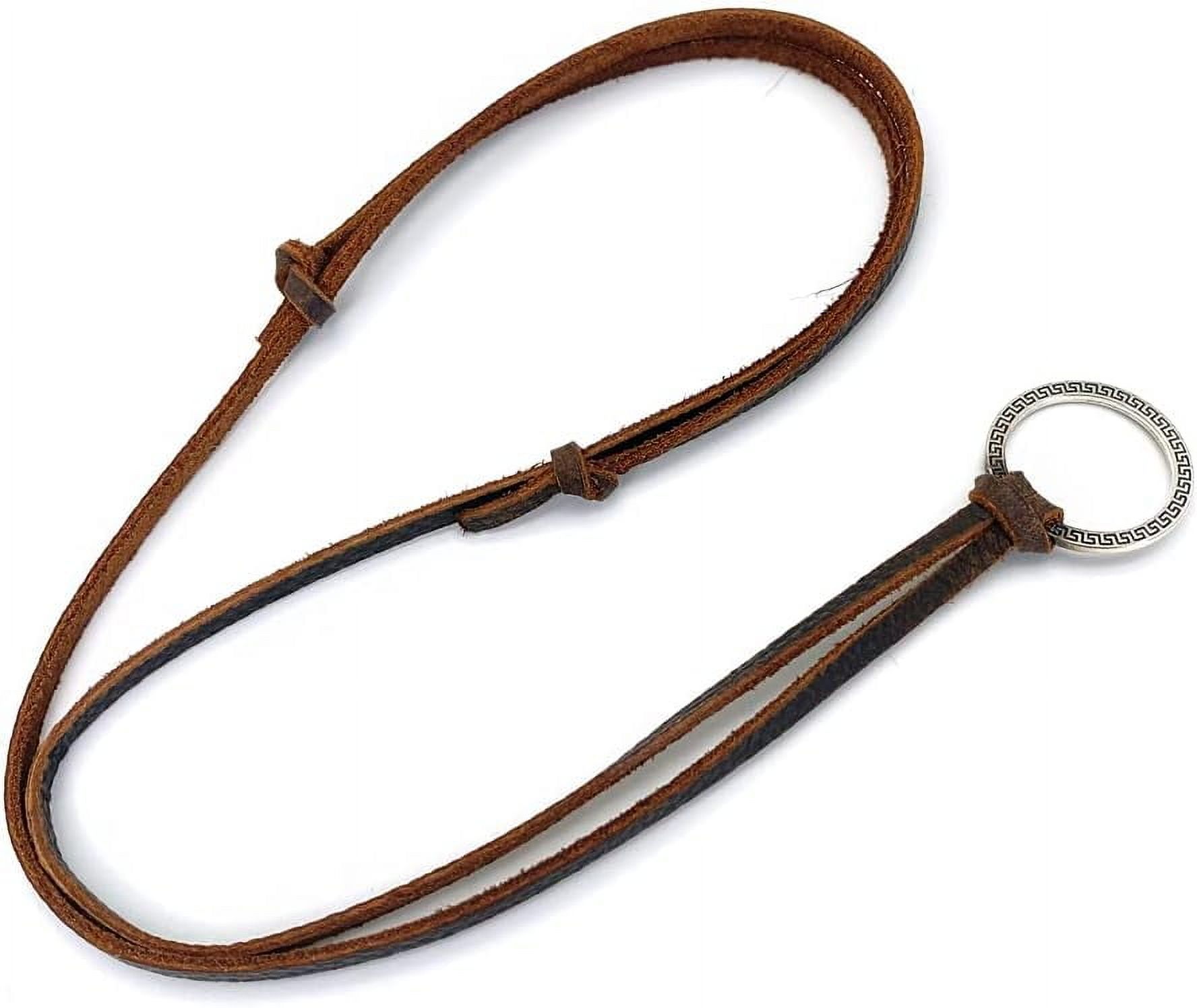 Glasses Necklace Sunglasses Holder Hanging Ring Leather Cord Adjustable ...